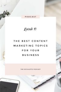 The best content marketing topics for your business | Steph Taylor