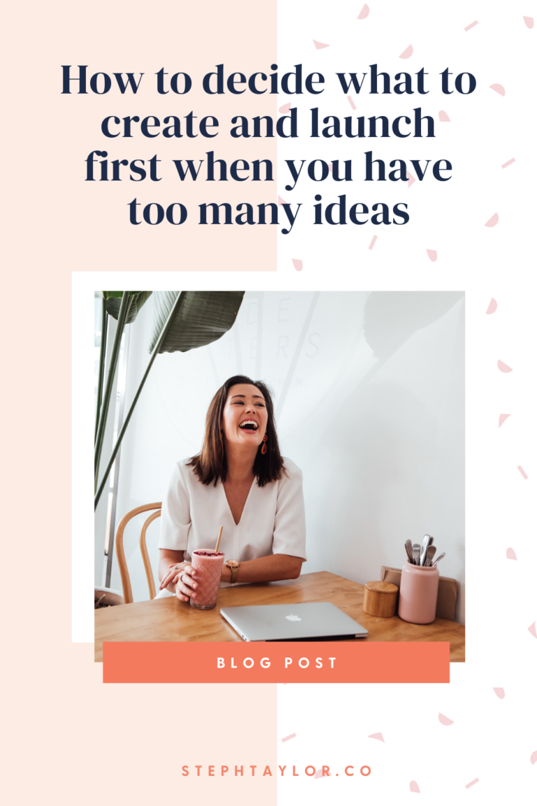 How to decide what to create and launch first when you have too many ...