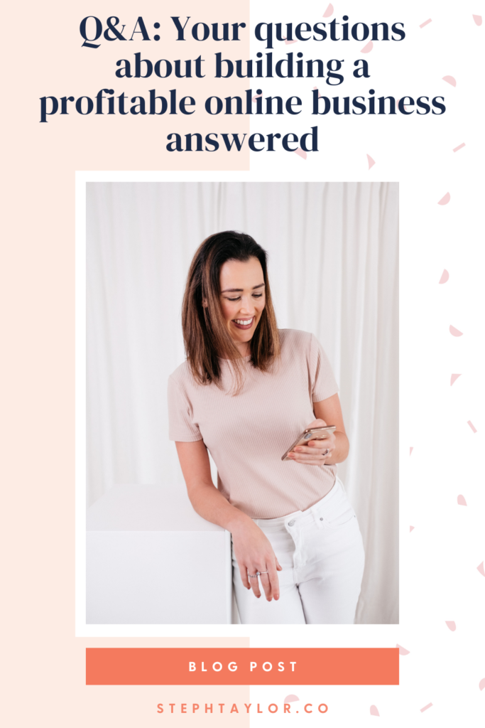 Q&A: Your questions about building a profitable online business ...